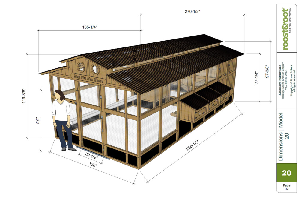 Heritage Chicken Coop | Model 20