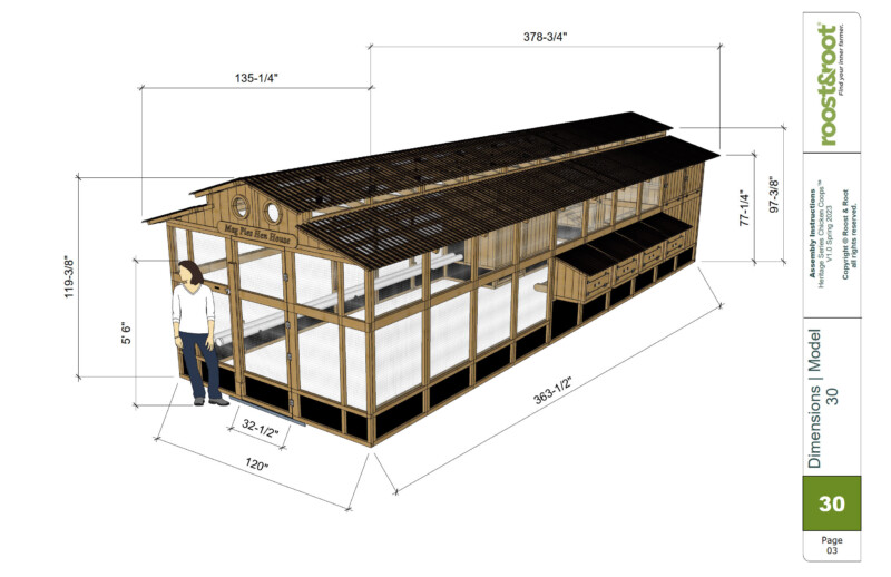 Heritage Chicken Coop | Model 30