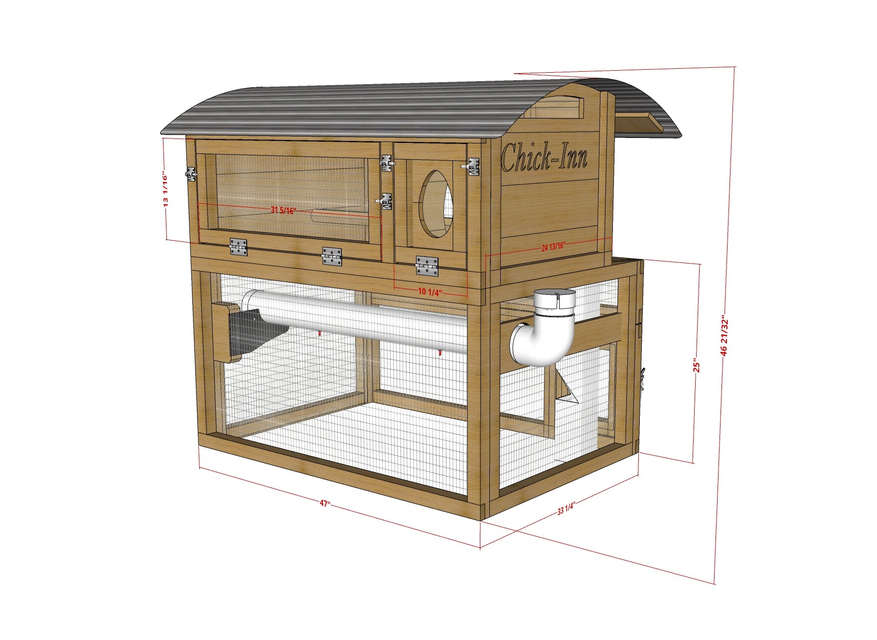 Starter Chicken Coop - Keep Up To 4 Hens - Roost & Root USA