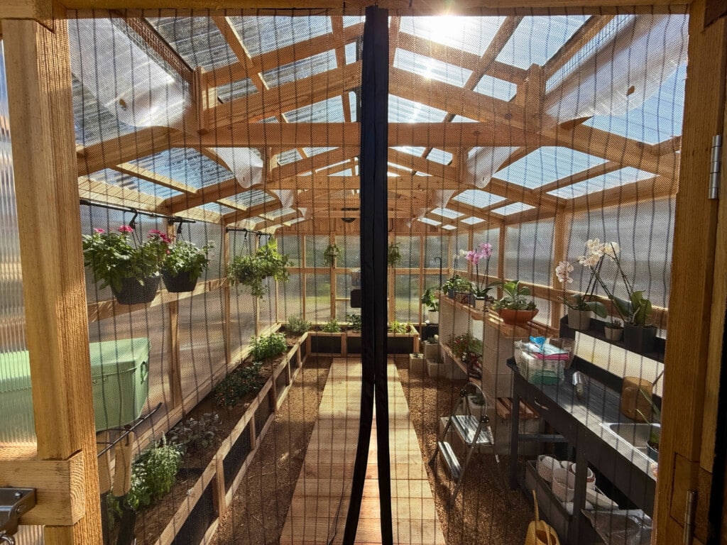 Magnetic Screen Door for Greenhouses | Garden Pest Screen | Roost & Root