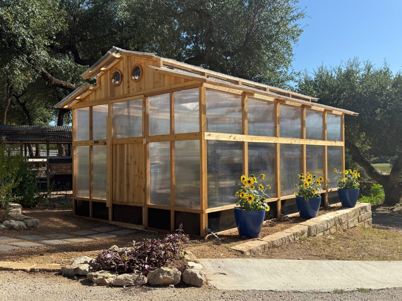 Heritage Greenhouse Model 150 | Large Cedar Greenhouse | Roost & Root